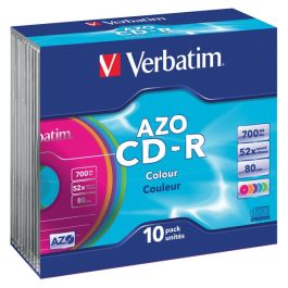 Verbatim cd-r 700 mb 80 min. in slimcase 43415 online kopen? | Transfert