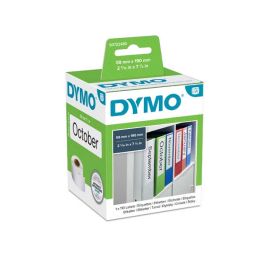 Dymo etiketten voor ordners breed 59 x 190 mm wit 110 labels (s0722480 ...