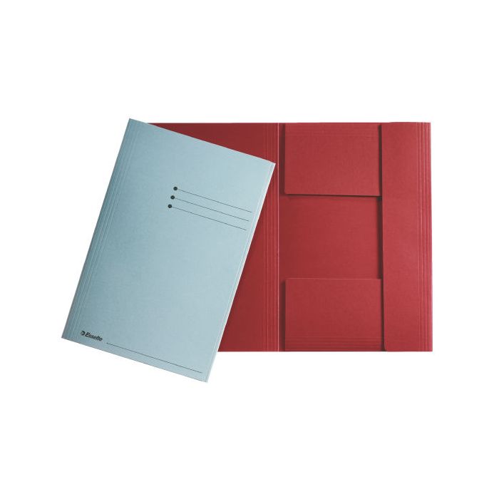 Esselte map met 3 kleppen folio groen 275 gr 50 stuks online kopen ...